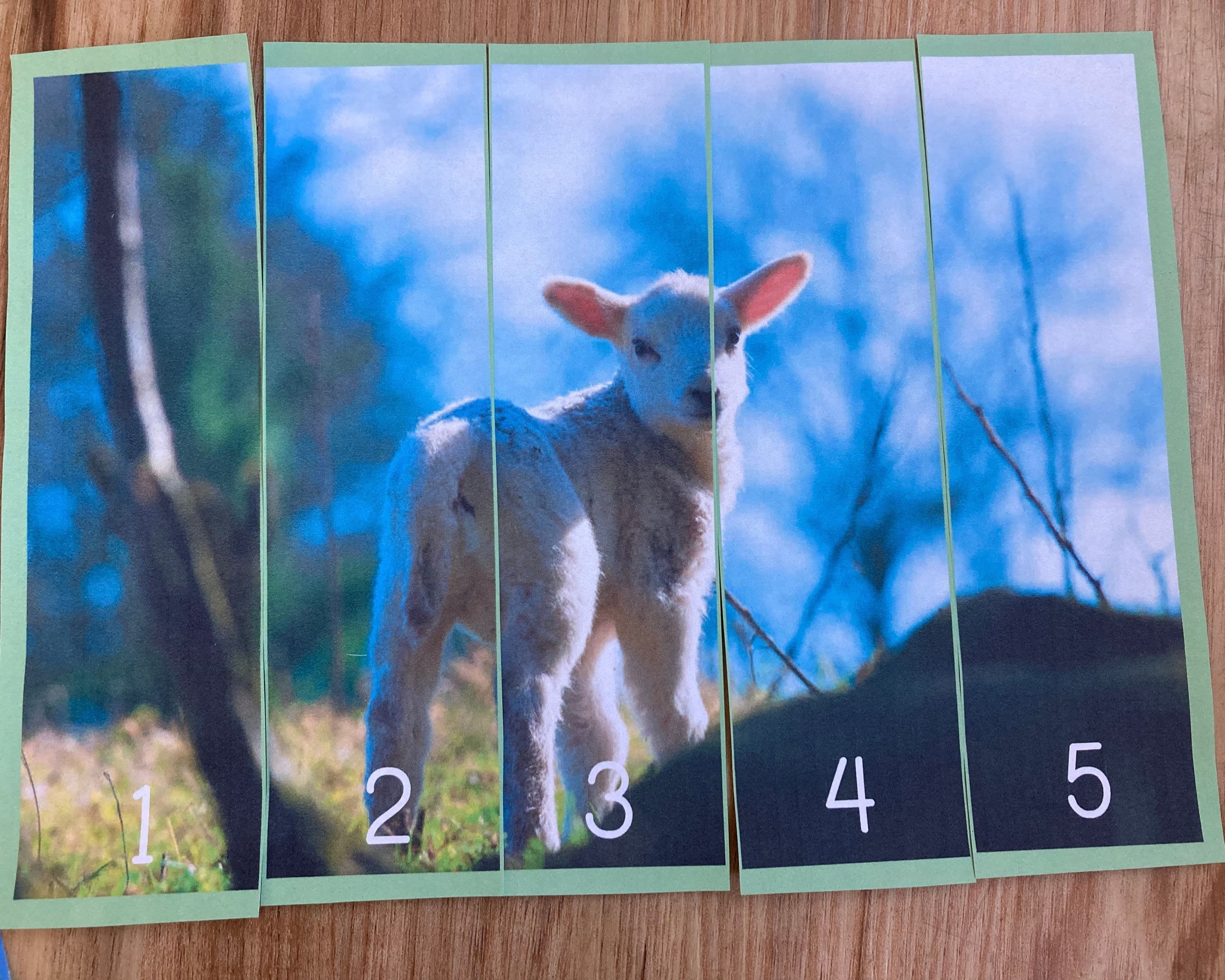 Spring 1-10 Puzzles Preschool Counting Printable Toddler - Etsy