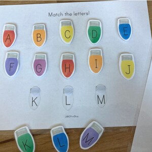 Christmas Busy Book - Preschool Learning Binder - Winter Snowman ...