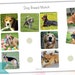 Dog Breed Matching Activity Busy Bag Toddler Preschool Kindergarten ...