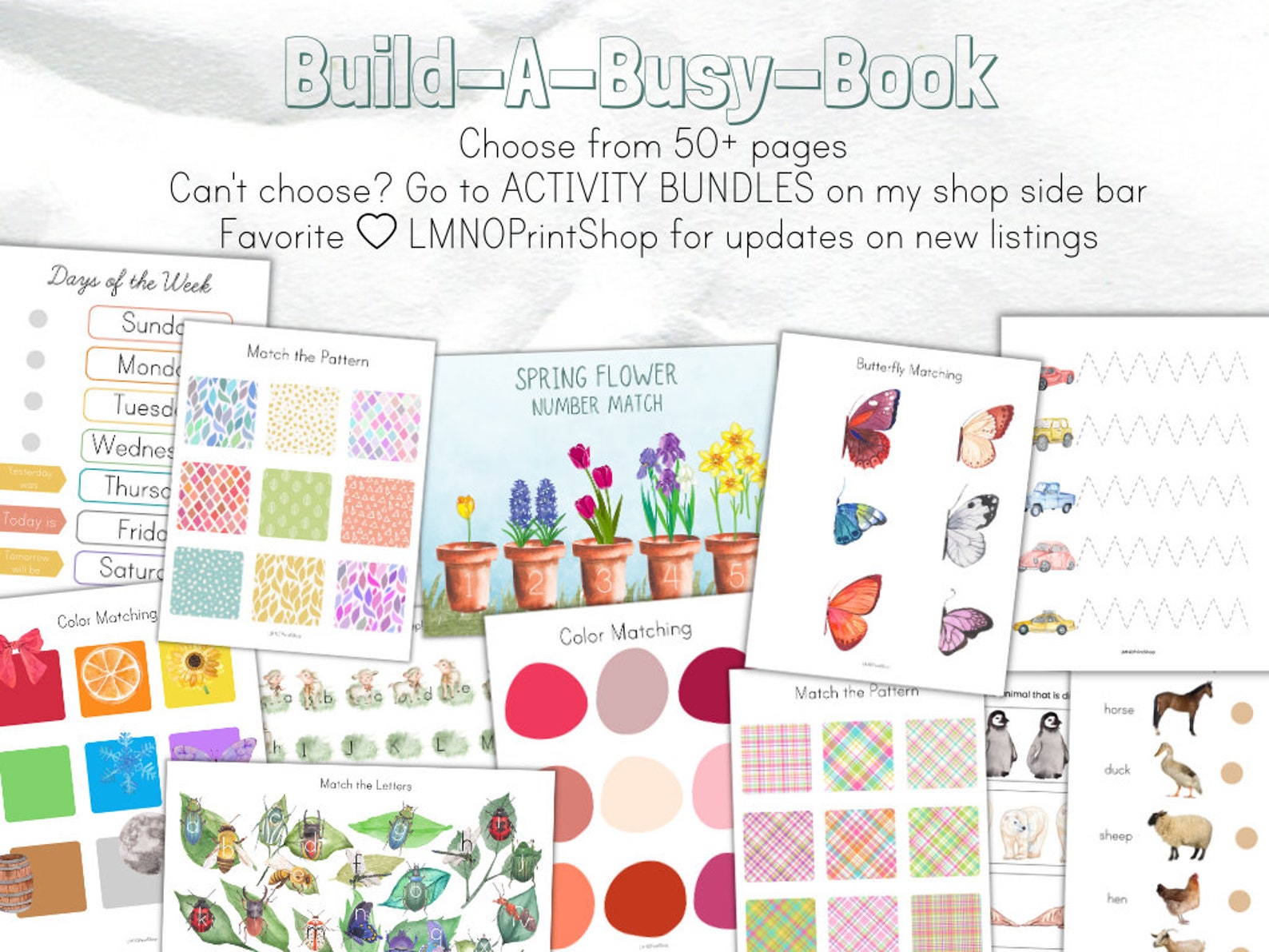 Days of the Week Calendar Bulletin Board Poster Busy Book | Etsy