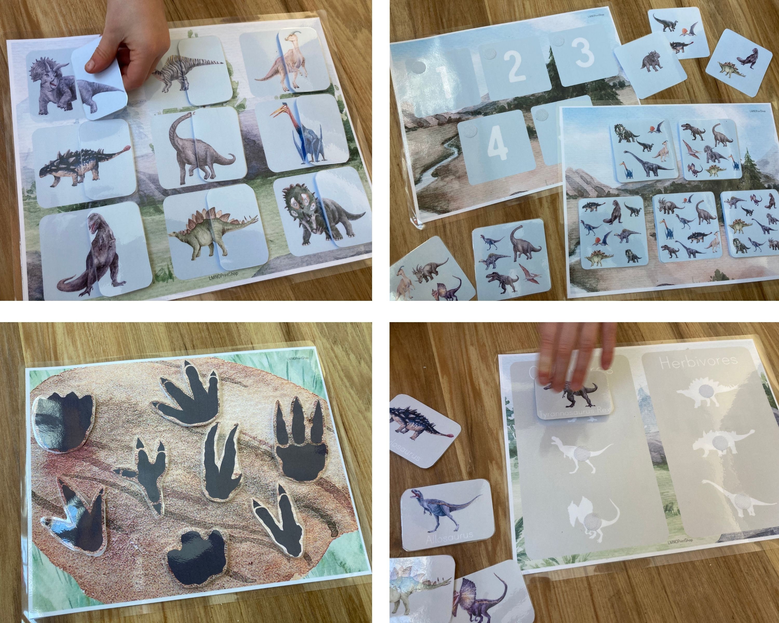 Dinosaur Busy Book - Learning Binder - Preschool Printable - Toddler ...