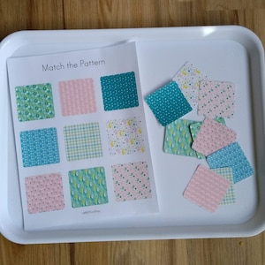 Easter Pattern Matching - Busy Book Bag - Sorting Toddler Preschool ...