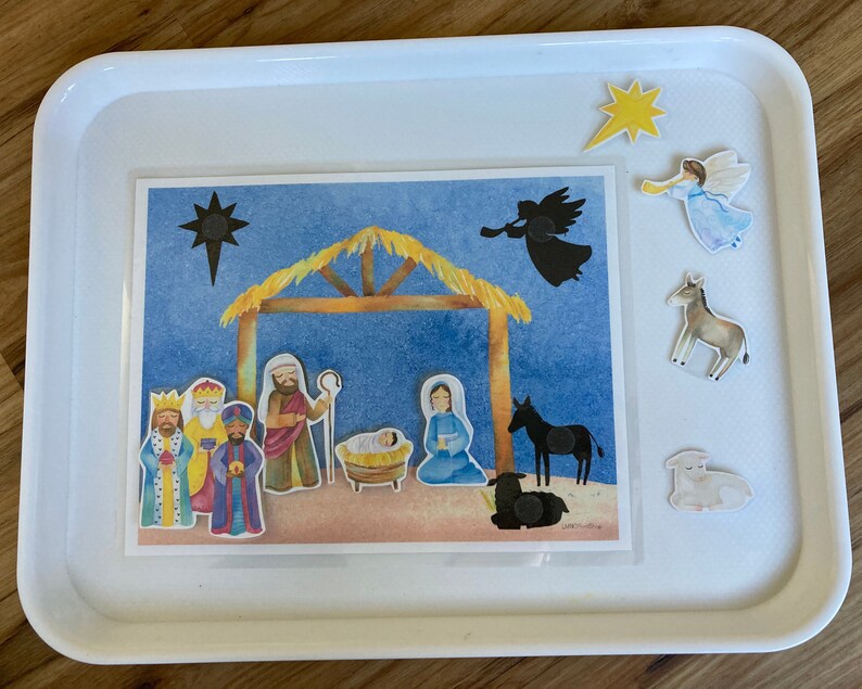 Nativity Busy Book - Preschool Christmas Printable - Advent Calendar ...