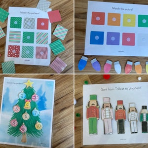 WINTER BUNDLE - Preschool Homeschool - Busy Book Printable - Montessori ...