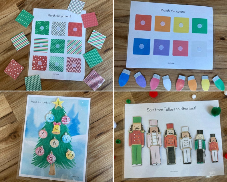 WINTER BUNDLE - Preschool Homeschool - Busy Book Printable - Montessori ...