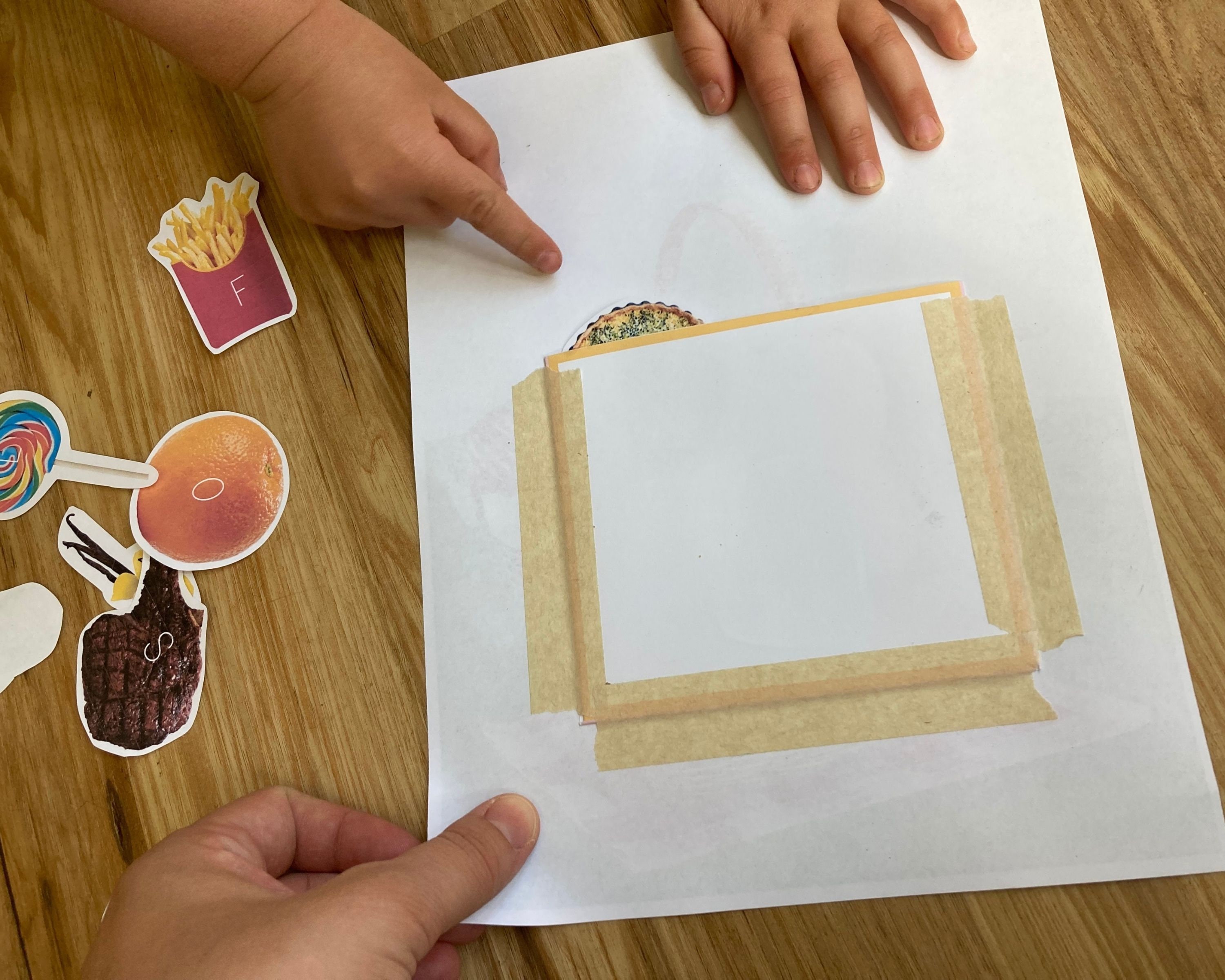 Picnic Basket Food Letter Match Alphabet Learning Game Toddler ...