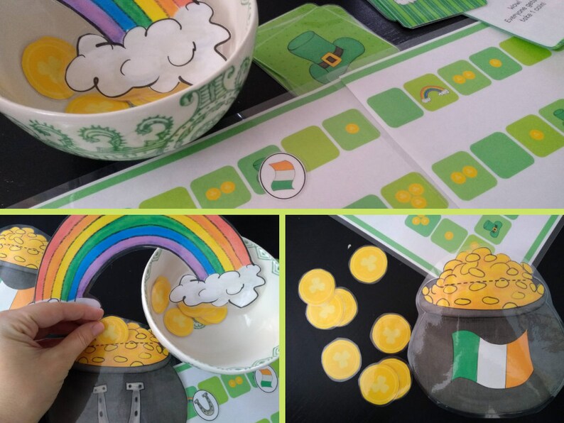 Saint St. Patrick's Day Board Game - Toddler Preschool Kindergarten ...
