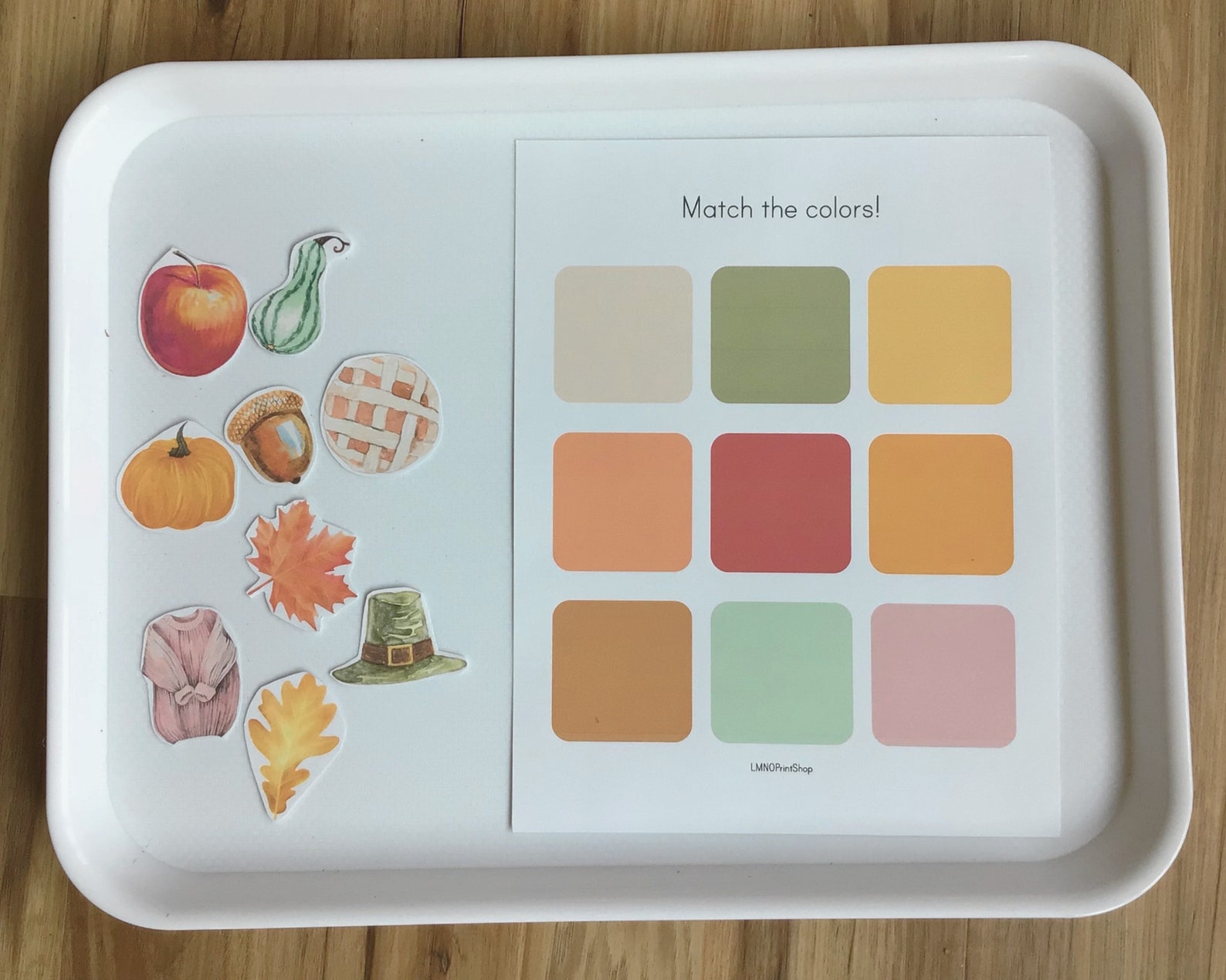 Fall Learning Binder Preschool Printable Busy Book Autumn - Etsy