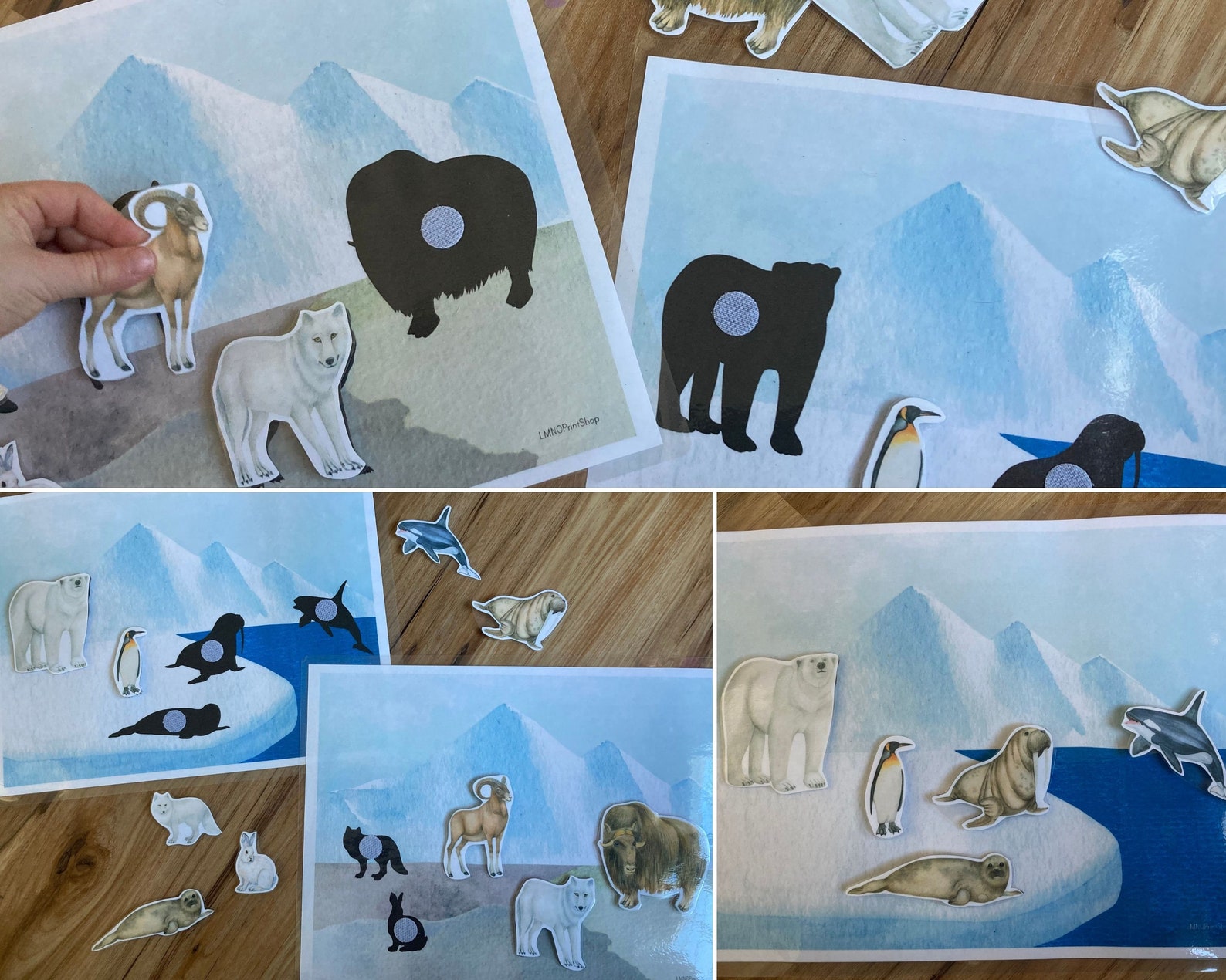 Arctic Polar Animals Printable Busy Book Winter Learning - Etsy