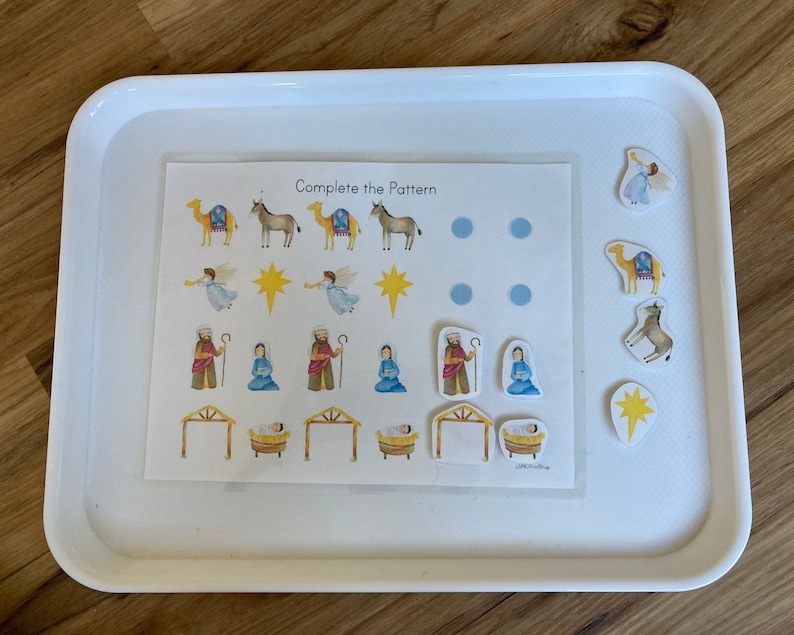 Nativity Busy Book Preschool Christmas Printable Advent - Etsy