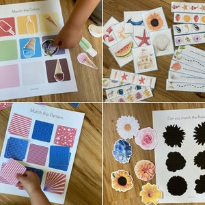 Summer Bundle - Busy Book Learning Binder - Preschool Kindergarten ...