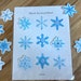 SNOWFLAKE Matching - Busy Book Activity - Preschool Toddler Printable ...