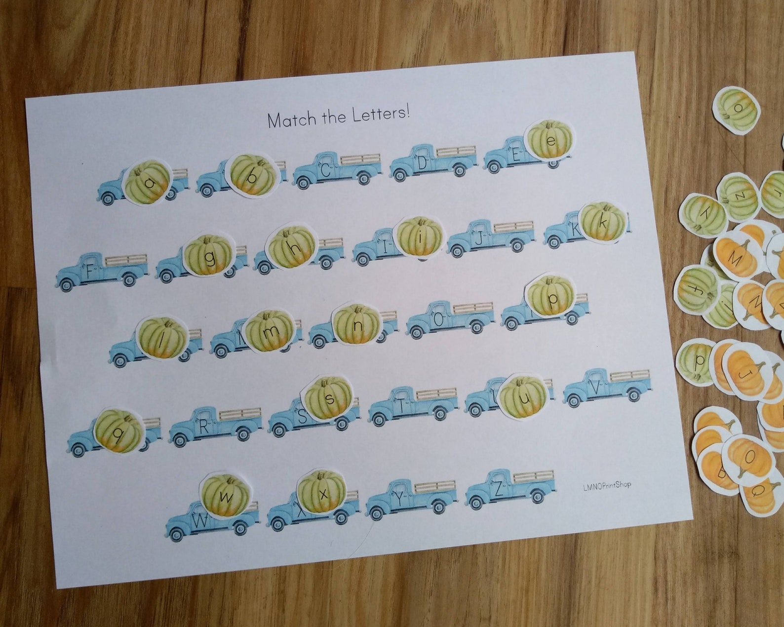 Fall Learning Binder Preschool Printable Busy Book Autumn - Etsy