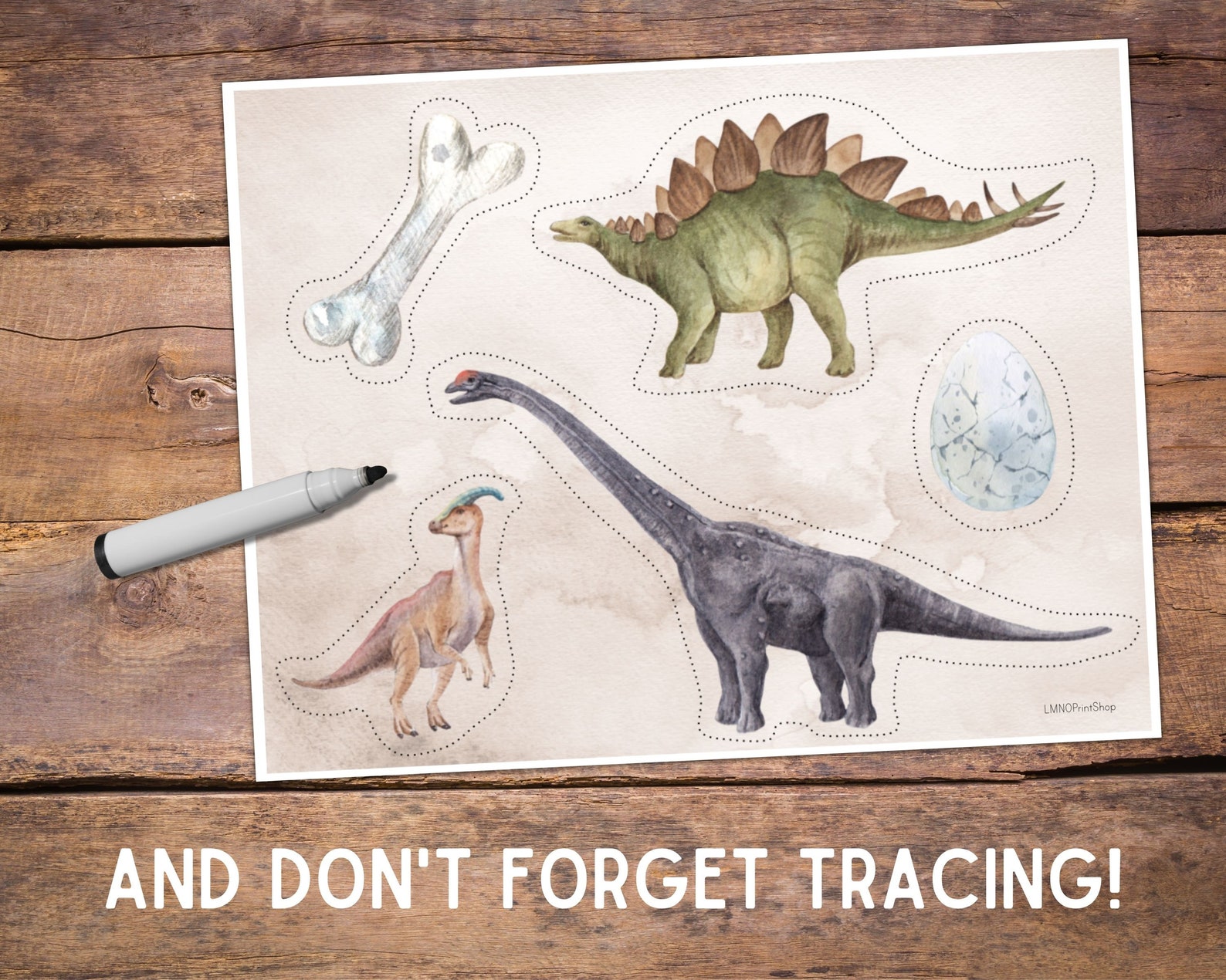 Dinosaur Busy Book Learning Binder Preschool Printable | Etsy