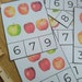 Apple Counting Clip Cards Numbers 1-10 Preschool Printable - Etsy