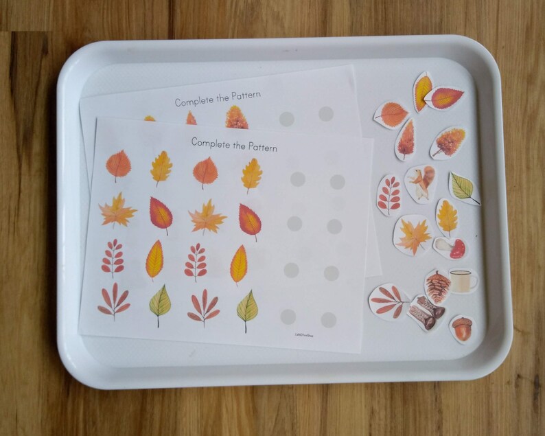 Fall Learning Binder - Preschool Printable Busy Book - Autumn ...