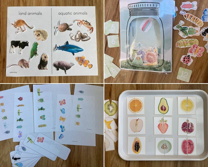 Summer Bundle - Busy Book Learning Binder - Preschool Kindergarten ...