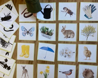 WINTER Shadow Matching Cards - Montessori Printable - Preschool Toddler ...