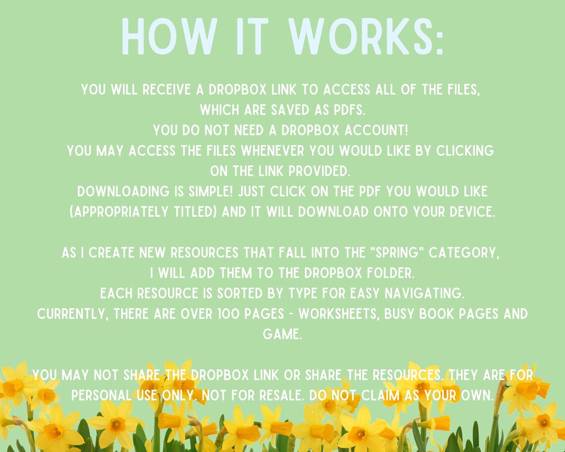 SPRING Preschool MEGA Growing Bundle Printable Kids Games - Etsy