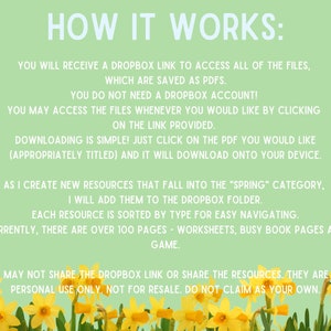 SPRING Preschool MEGA Growing Bundle - Printable Kids Games - Busy Book ...