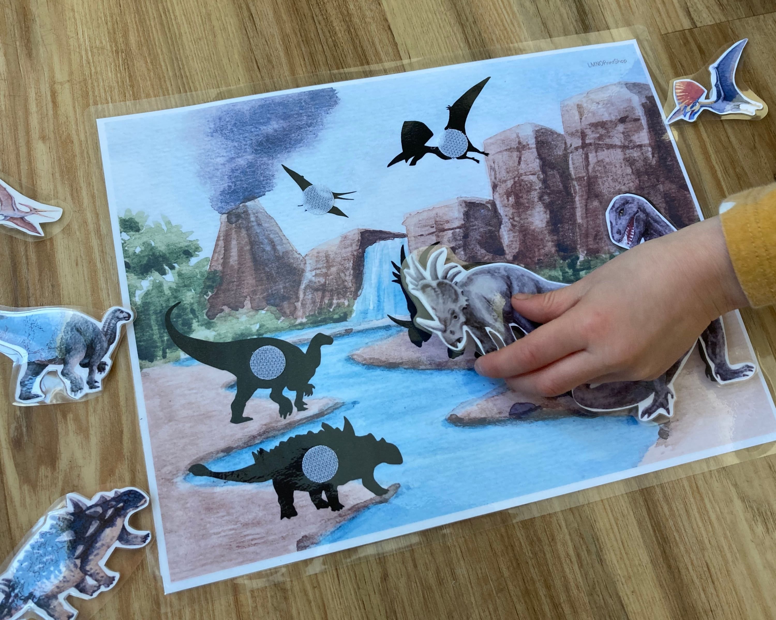 Dinosaur Busy Book - Learning Binder - Preschool Printable - Toddler ...