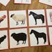 Farm Animal Shadow Matching Cards - Preschool Printable - Toddler ...