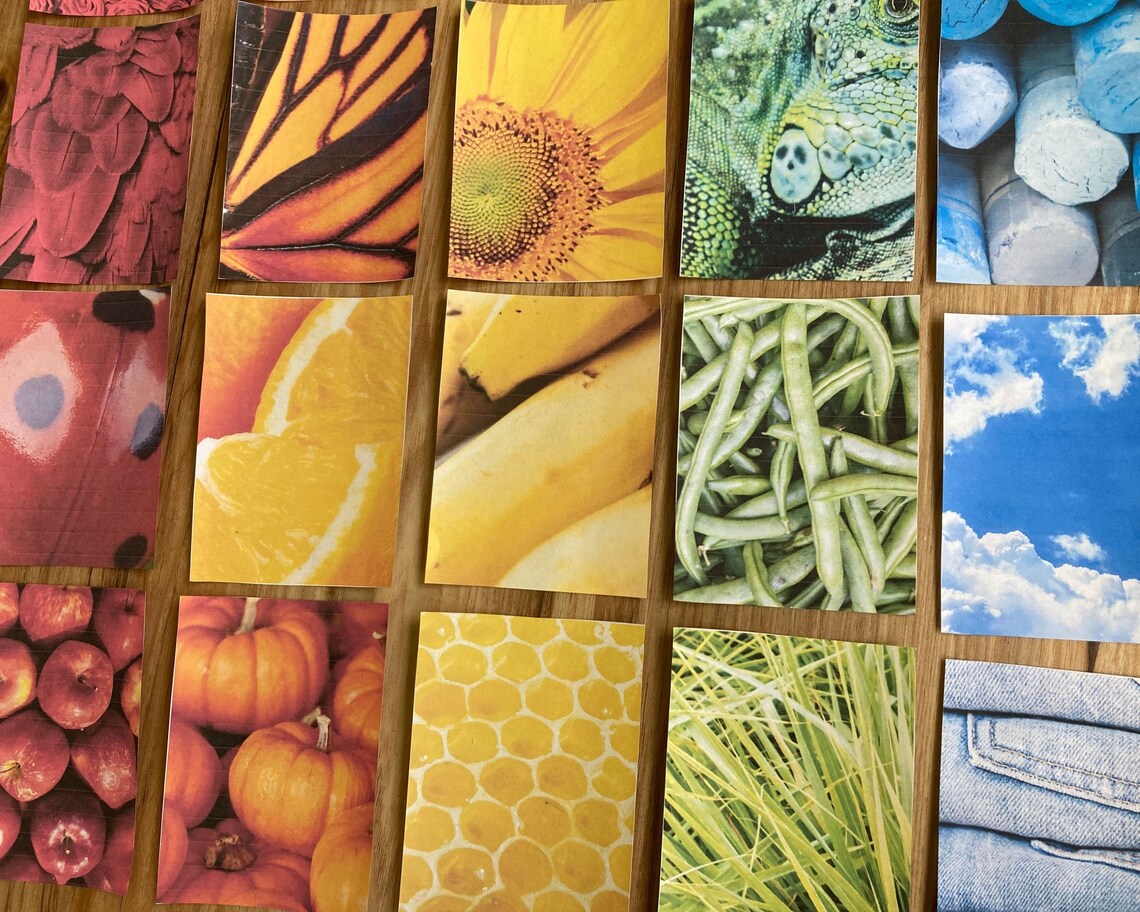 Color Matching Cards Baby Toddler Montessori Decor - Etsy