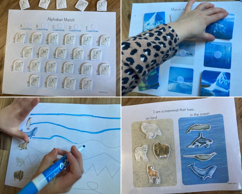 WINTER BUNDLE - Preschool Homeschool - Busy Book Printable - Montessori ...