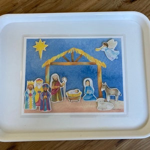 Nativity Scene Busy Book - Preschool Printable Activity - Christmas ...