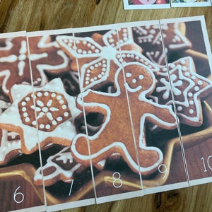Christmas Counting Puzzles - 1-10 Preschool Printable - Number Order ...