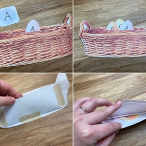 Easter Basket Alphabet Egg Matching - Montessori Hands on Activity ...
