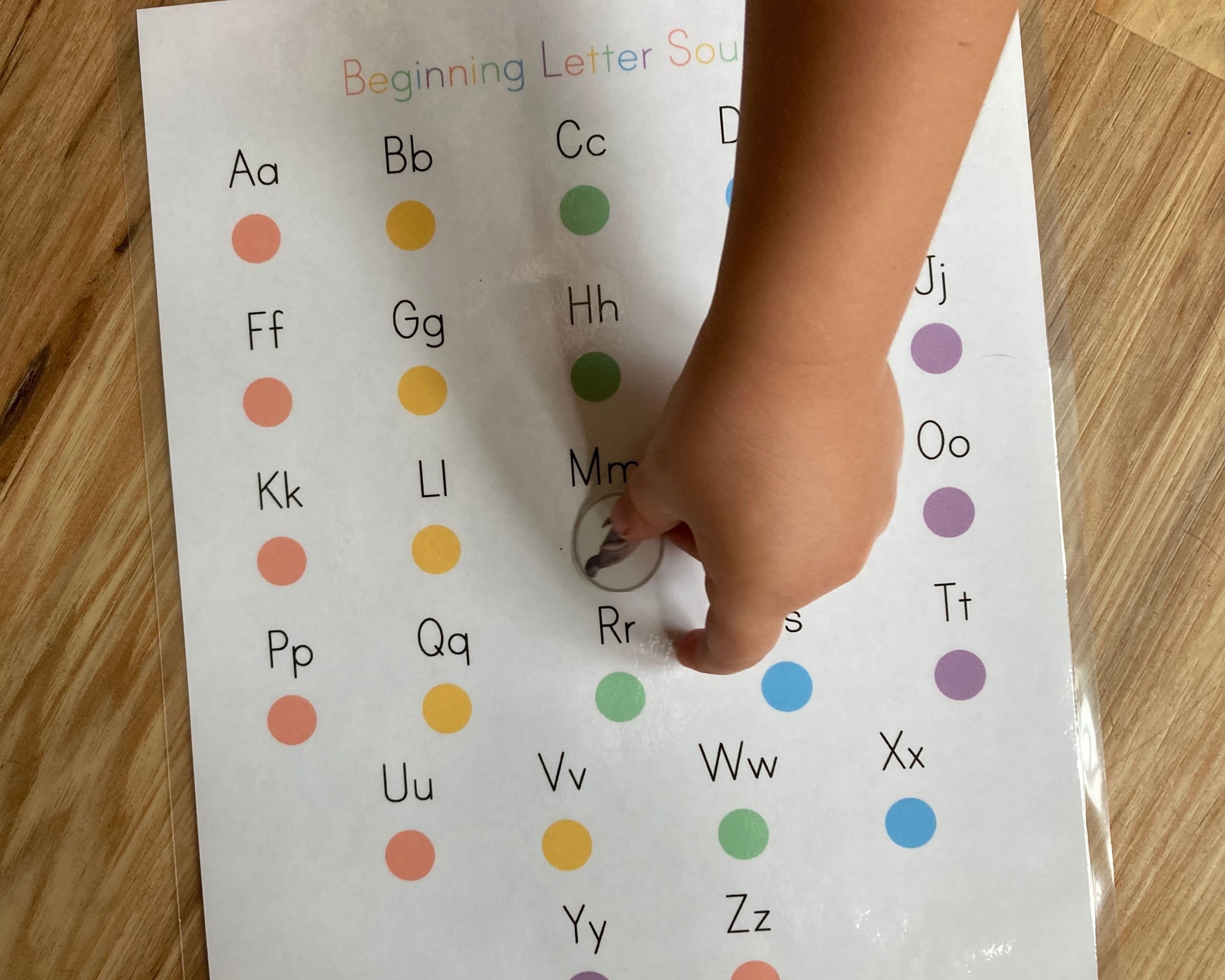 Beginning Initial Letter Sounds Busy Book Page Preschool - Etsy