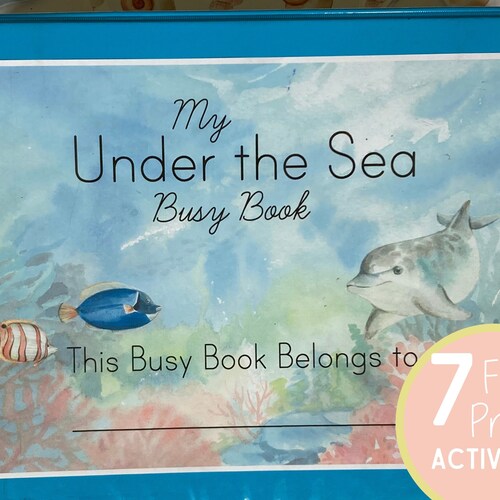 Ocean Busy Book Preschool Printable Summer Learning Binder - Etsy