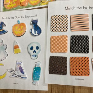 Halloween Busy Book - Preschool Toddler Printable - Fall Autumn ...