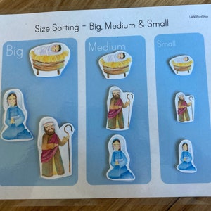 Nativity Learning Binder - Toddler Preschool Busy Book - Christmas ...