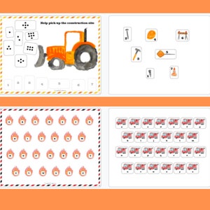 Busy Book Binder - Cars, Trucks Firetruck Construction BUNDLE ...