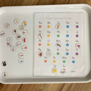 Beginning Initial Letter Sounds - Busy Book Page - Preschool Alphabet ...