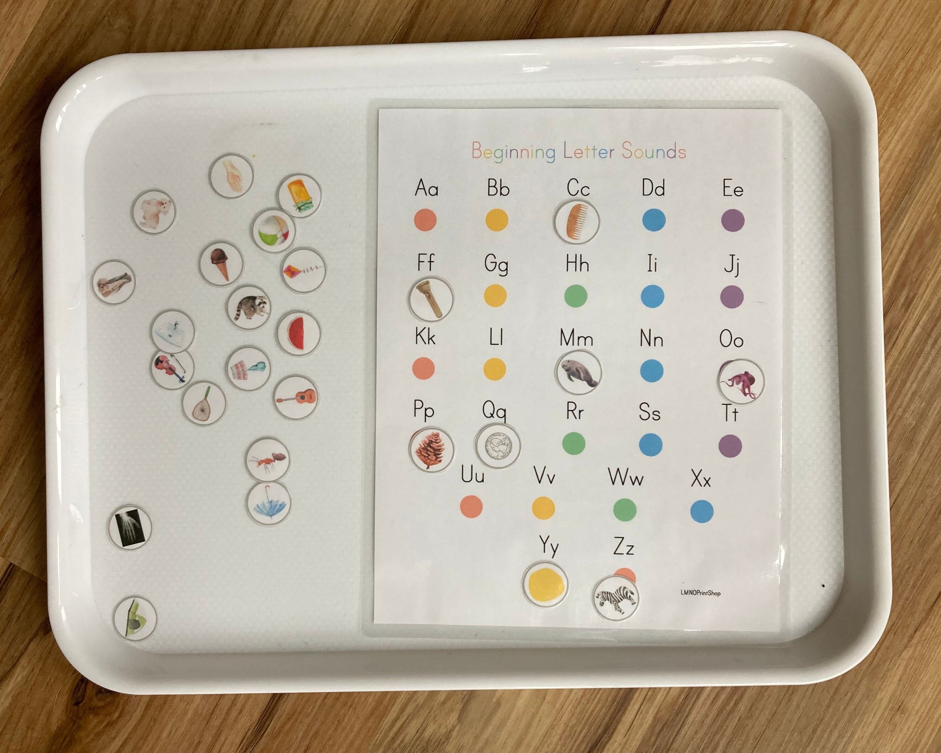 Beginning Initial Letter Sounds Busy Book Page Preschool - Etsy