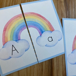 Letter Alphabet Matching Cards - Rainbow Pairs - St. Saint Patrick's ...