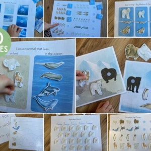 Arctic Polar Animals - Printable Busy Book - Winter Learning Binder ...
