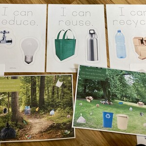 Earth Day Preschool Printables - Tracing Shadow Matching Recycle ...