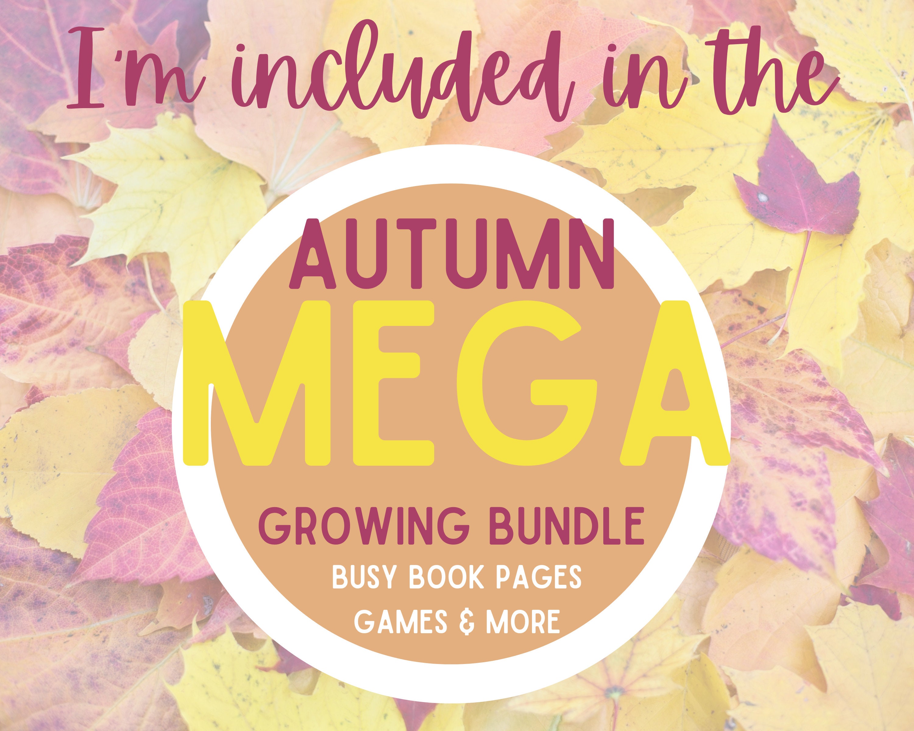 Apple Preschool Bundle Fall Nature Montessori Busy Book - Etsy