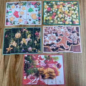 Christmas Counting Puzzles - 1-10 Preschool Printable - Number Order ...