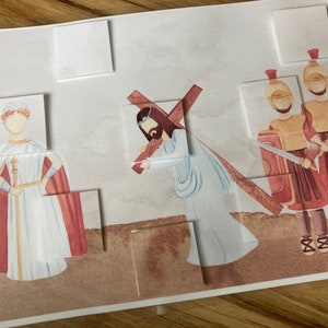 Easter Story Puzzles - Lent Busy Book - Prek Learning Binder - Kids ...