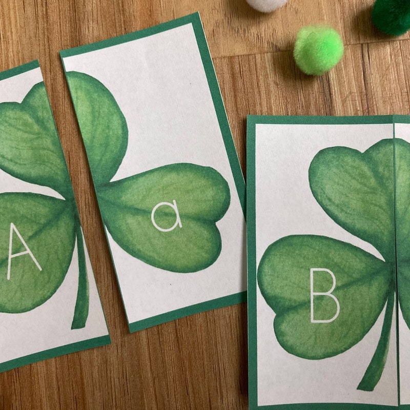 Shamrock Alphabet - Etsy