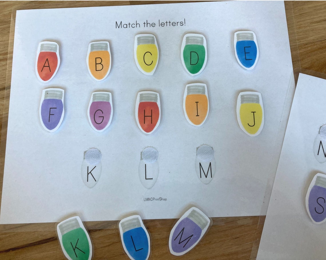 Christmas Busy Book Preschool Printable Winter Learning | Etsy