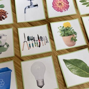 Earth Day Shadow Matching Cards - Environment Printable - Reduce Reuse ...