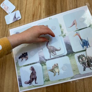 Dinosaur Busy Book - Heads Tails Matching - Preschool Printable ...