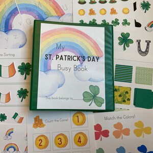 Saint Patricks Days Busy Book - Printable Preschool Activities ...