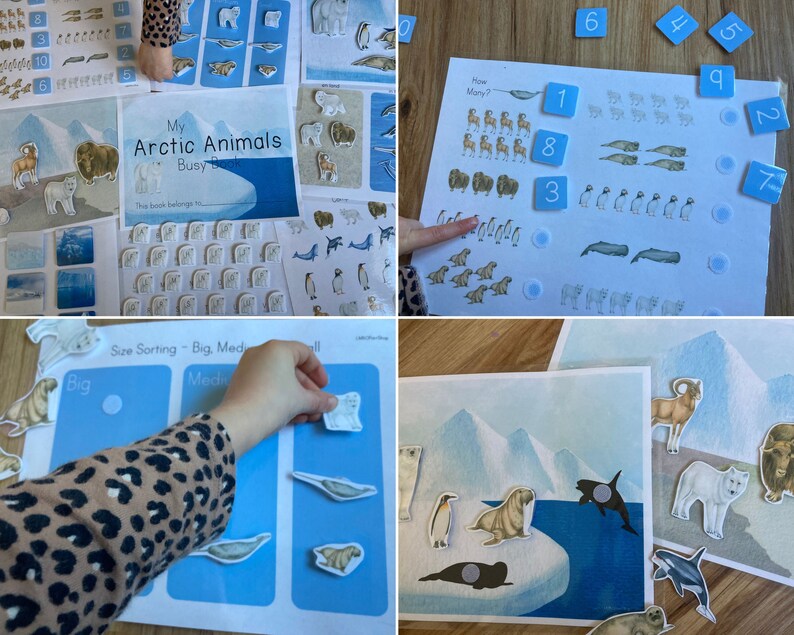 WINTER BUNDLE Preschool Homeschool Busy Book Printable - Etsy